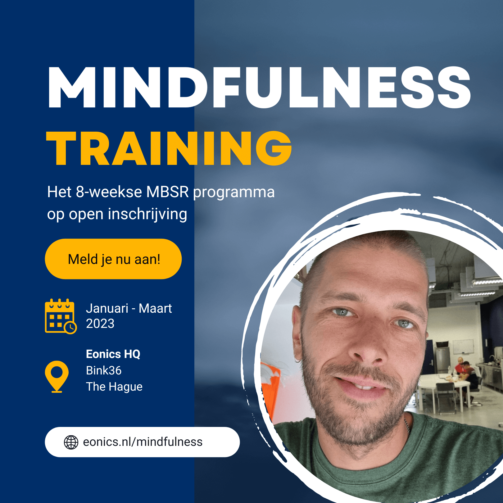 Mindfulness training: januari - maart 2023 - Eonics