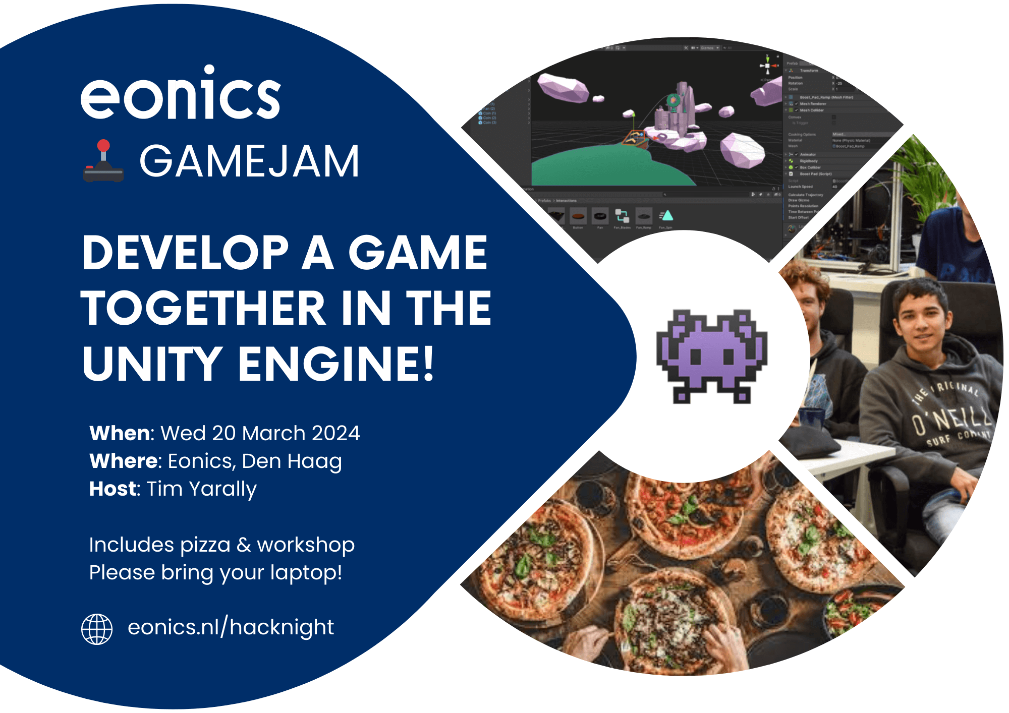 Gamejam Build Your Own Game In Unity Eonics Open Hack Night 039 Inbox Eonics
